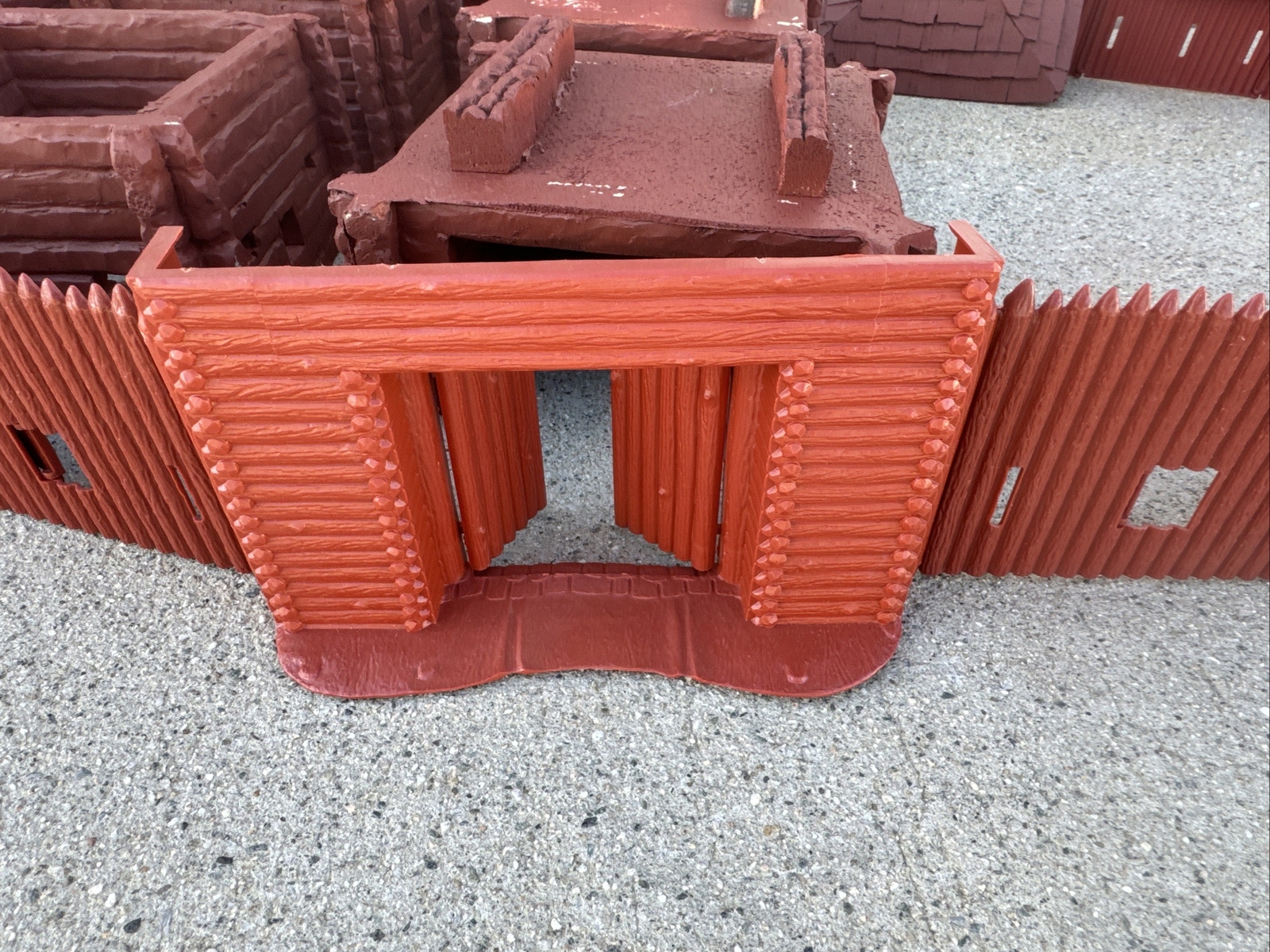 Vintage Marx Conte Barzso House war Buildings Fort Apache Play Set | eBay