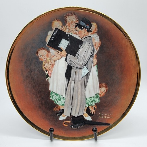 Norman Rockwell - The Census Taker - America at Work Series Collector ...