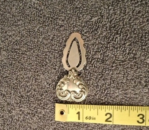 BRIGHTON Silver Heart Bookmark Page Marker Holder Clip | eBay