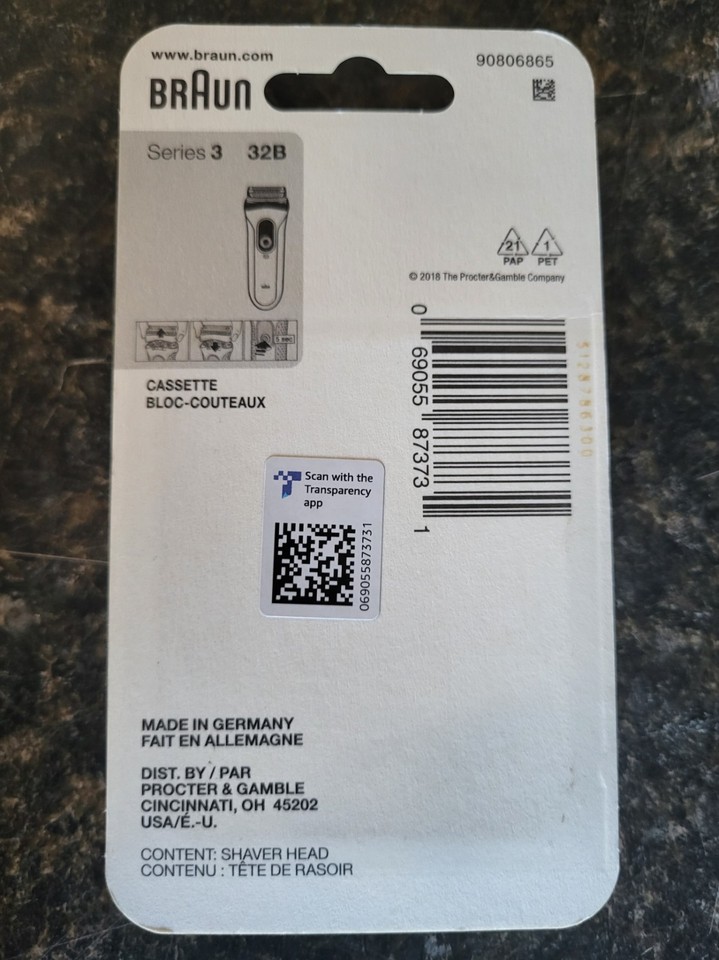 Braun Series 3 Pro Skin Electric Shaver Replacement Head 32B | eBay