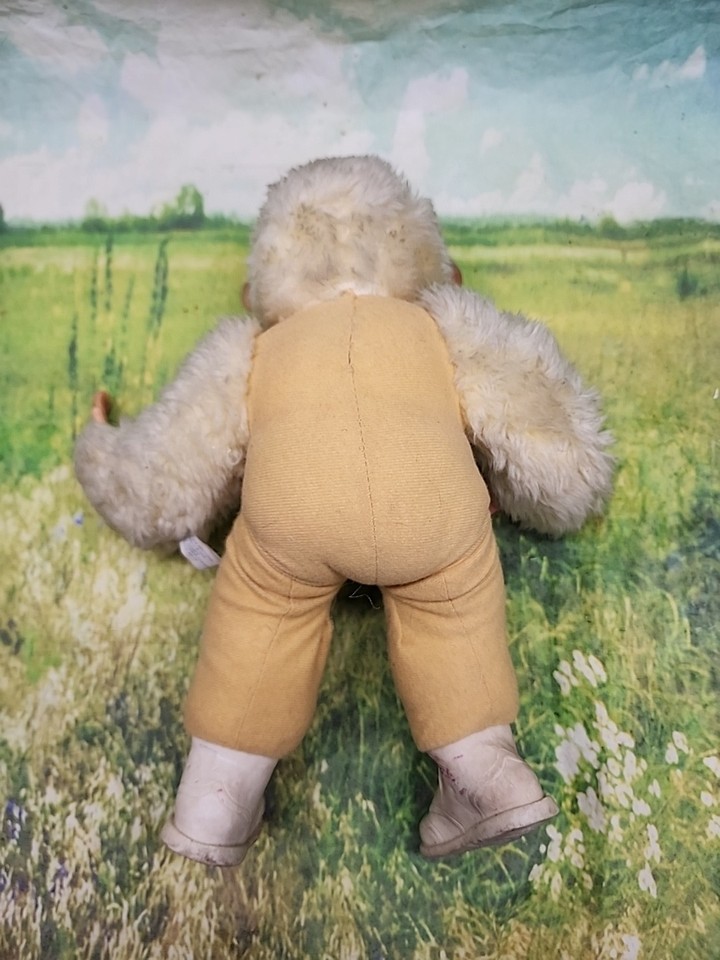 Vintage Rushton Tippy Plush Monkey Howdy Doody Rubber Face Doll see ...