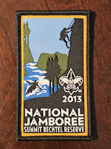 2013 National Scout Jamboree Summit Bechtel Reserve Participants Patch ...