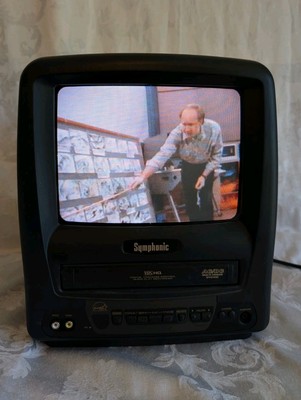 Symphonic TV VCR Combo VHS Player SSC099 Retro Vintage With Remote ...