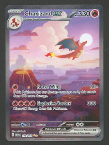 Charizard EX 2023 Scarlet & Violet: 151 #199/165 Special Illustration ...