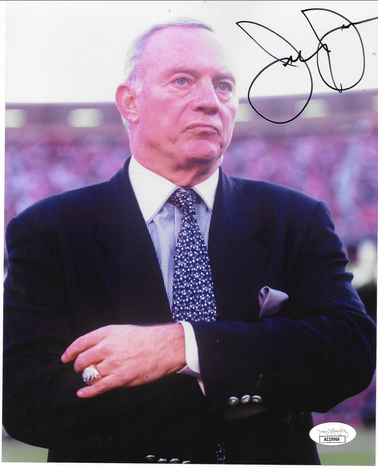 Jerry Jones Autographed Memorabilia | Signed Photo, Jersey ...