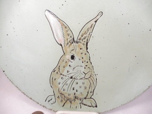 Spectrum Designz 2018 INHOMESTYLEZ Bunny Rabbit Dinner Plate Art ...