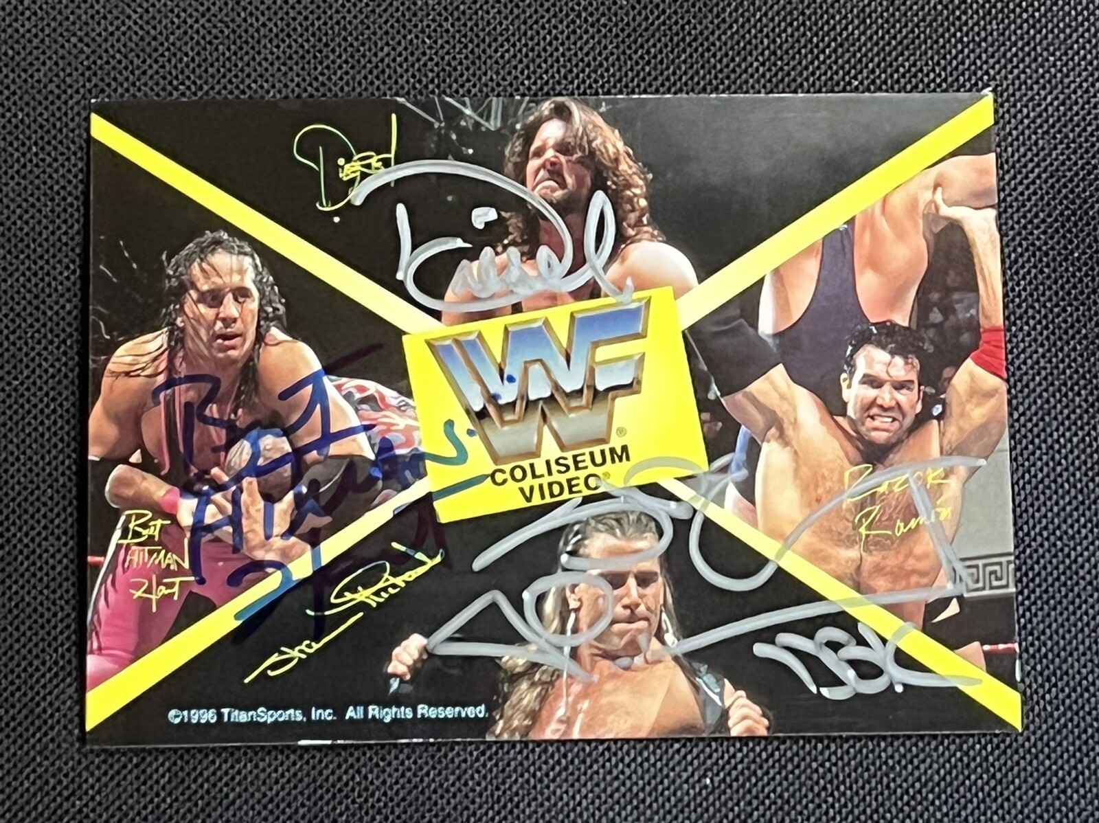 Bret Hart Autographed Memorabilia | Signed Photo, Jersey, Collectibles ...