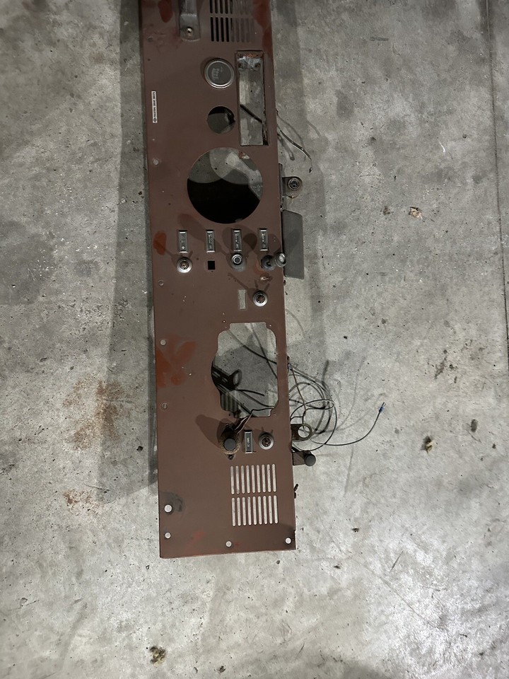 1976-1986 Jeep CJ7 Steel Dash Panel with Gauge Cutouts | eBay
