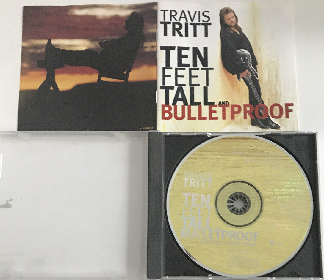 Ten Feet Tall and Bulletproof by Travis Tritt (CD, Apr-1994, Warner ...