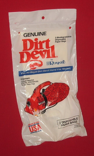 New in Package Genuine Dirt Devil Type G Corded Hand Bags - Sealed - 3 ...