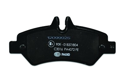 Mercedes Sprinter 2500 Hella-PAGID Rear Disc Brake Pad Set 355005351 ...