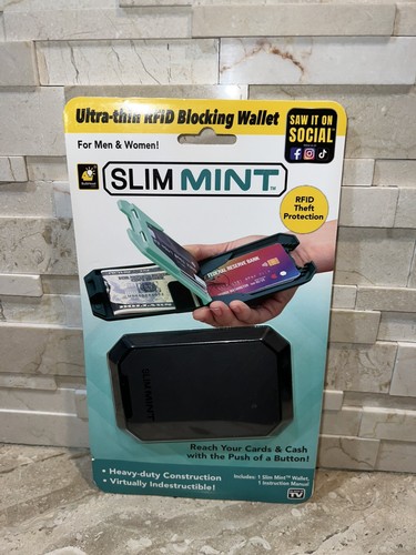 Slim Mint Ultra Thin RFID Blocking Wallet AS SEEN ON TV ID Theft ...