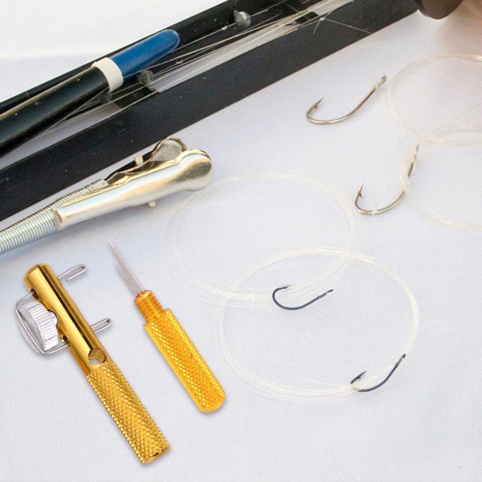 Hook Tie Quick Fishing Knot Tool Tackle Accessories Man Line Knotter ...