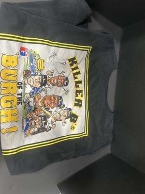 Nice Vintage Killer B's Pittsburgh Pirates Bubble Print Size L T Shirt ...