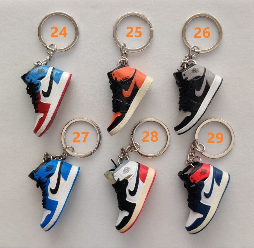 3D Mini Sneaker Keychain/Sneaker Keychain/Shoe Keychain/Mini Keychain ...