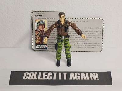 GI Joe 1986 ARAH Hawk v2 #04bd2 nice w/ file card | eBay
