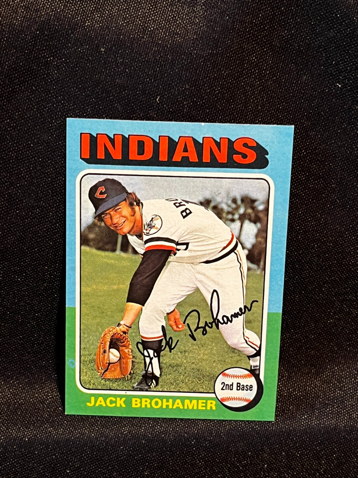 1975 Topps Mini #552 Jack Brohamer INDIANS | eBay