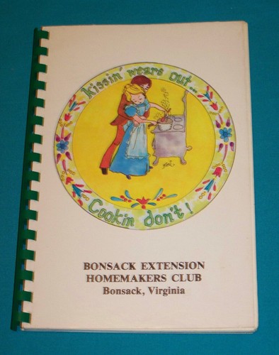 Bonsack VA Extension Homemakers Club Cookbook 1976 Virginia | eBay