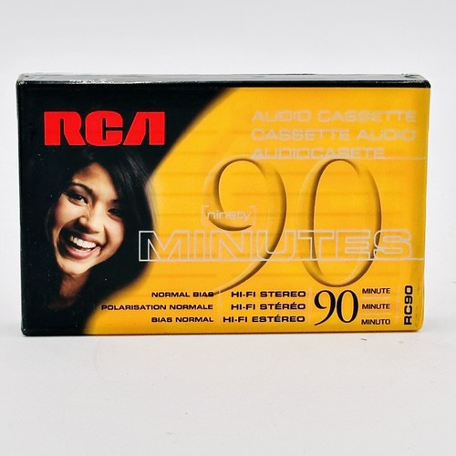 New Sealed RCA RC90 90 Minute Hi-Fi Stereo Cassette Blank Tape ...