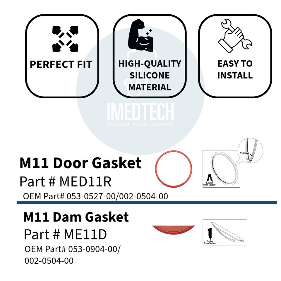 Midmark M11 Door Gasket kit Compatible Replacement | eBay