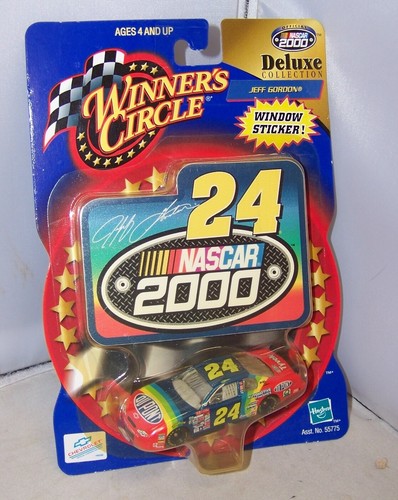 1:64 WINNERS CIRCLE 2000 #24 DUPONT JEFF GORDON DELUXE WINDOW STICKER ...