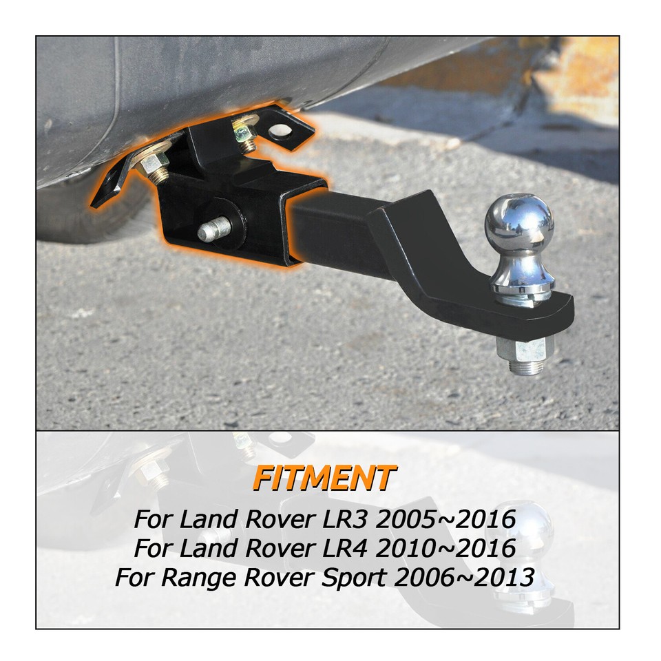 Tow Hitch Receiver LR040248 for Land Rover LR3, LR4, and Range Rover ...
