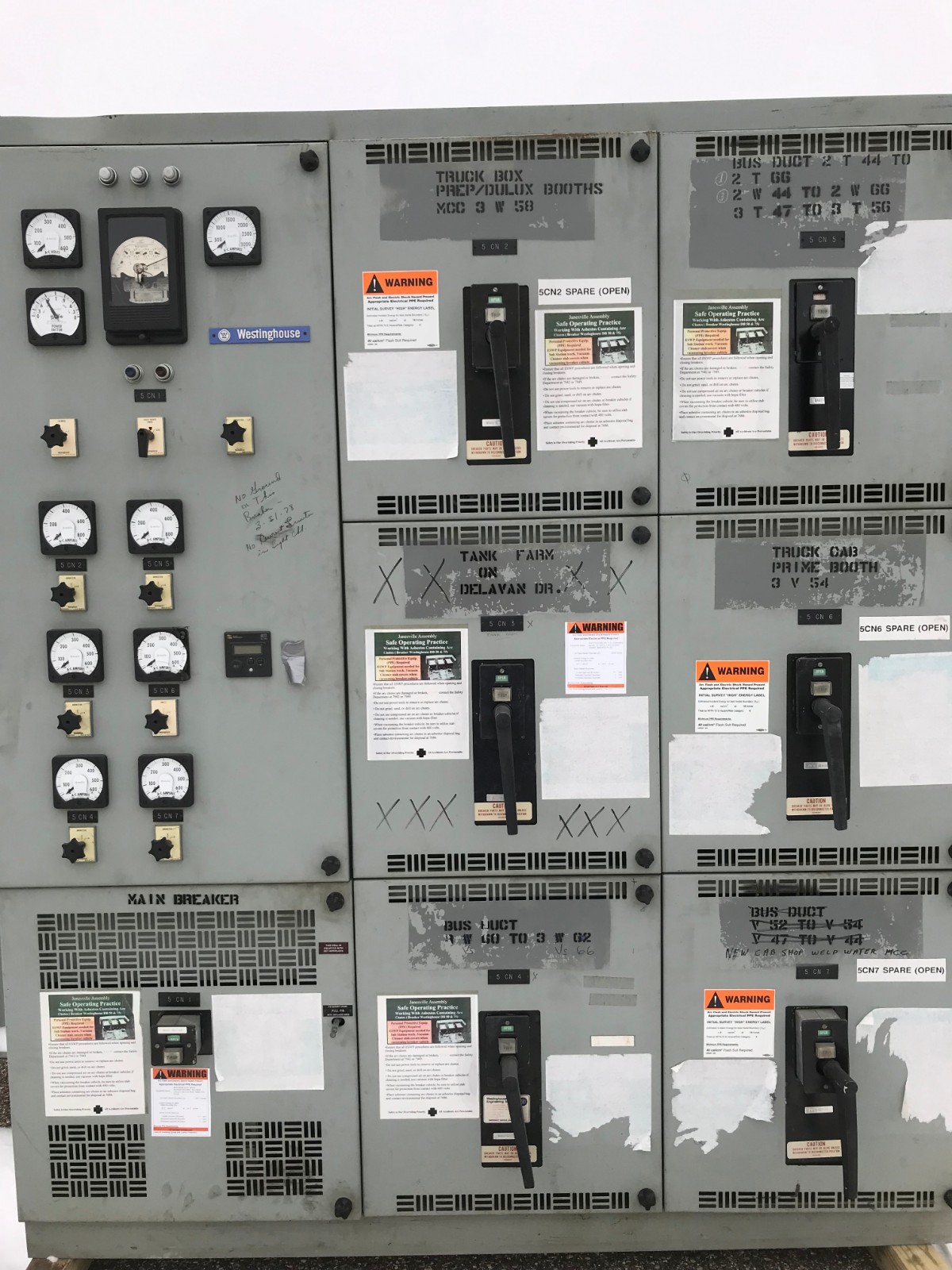 Westinghouse 480V DB Switchgear Lineup | eBay