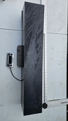 4.5x5x28.25 Delrin Block, Machinable Plastic Blocks Black CNC 22lb ...