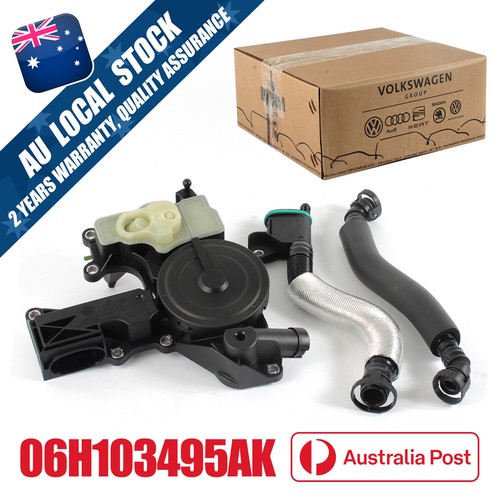 Original Hengst Upgraded Engine PCV Valve Oil Separator 06H103495AE For ...