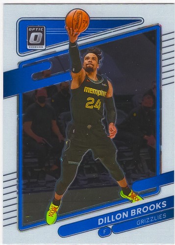 Dillon Brooks 2021-22 Optic Basketball Chrome Base Card #136 Memphis ...