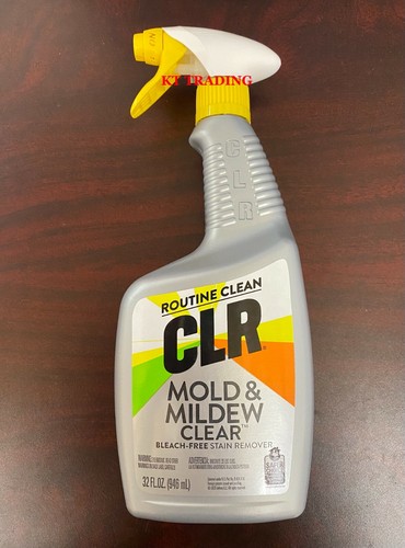CLR Mold & Mildew Clear Bleach-Free STAIN REMOVER w/ Foaming Action ...
