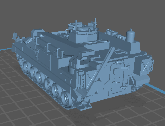 British Army WARRIOR FV512 Repair vehicle model resin 3D printed ...