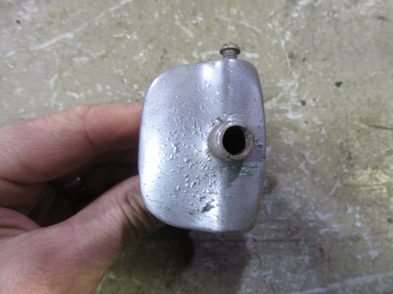 1949-1952 Chevrolet STyle line windshield wiper chrome base piece trim ...