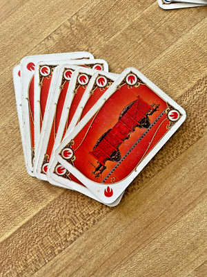 Ticket To Ride North America | used red train cards (12) | Game Pieces ...