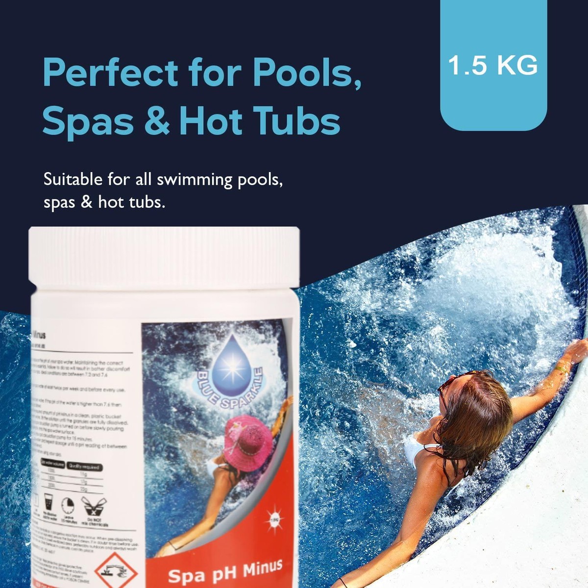 Ph Reducer Hot Tub PH Minus Granular: Optimal Pool Water PH Adjustment ...