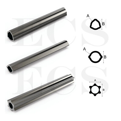 PTO Tubing Lemon Tri Wall Star Tube 1M Lengths | eBay UK