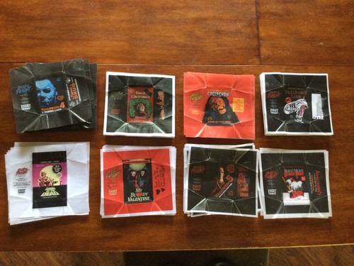Fright Rags Trading Card Wax Pack Wrappers Lot Of 130 | eBay