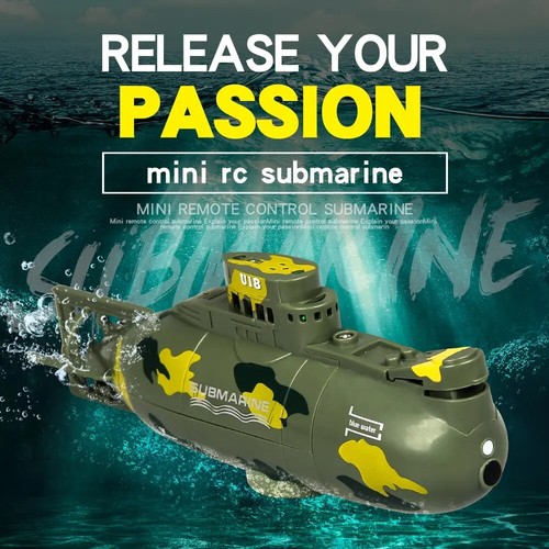 6 Channels Diving Mini Remote Control Boat RC Submarine Radio Gift ...