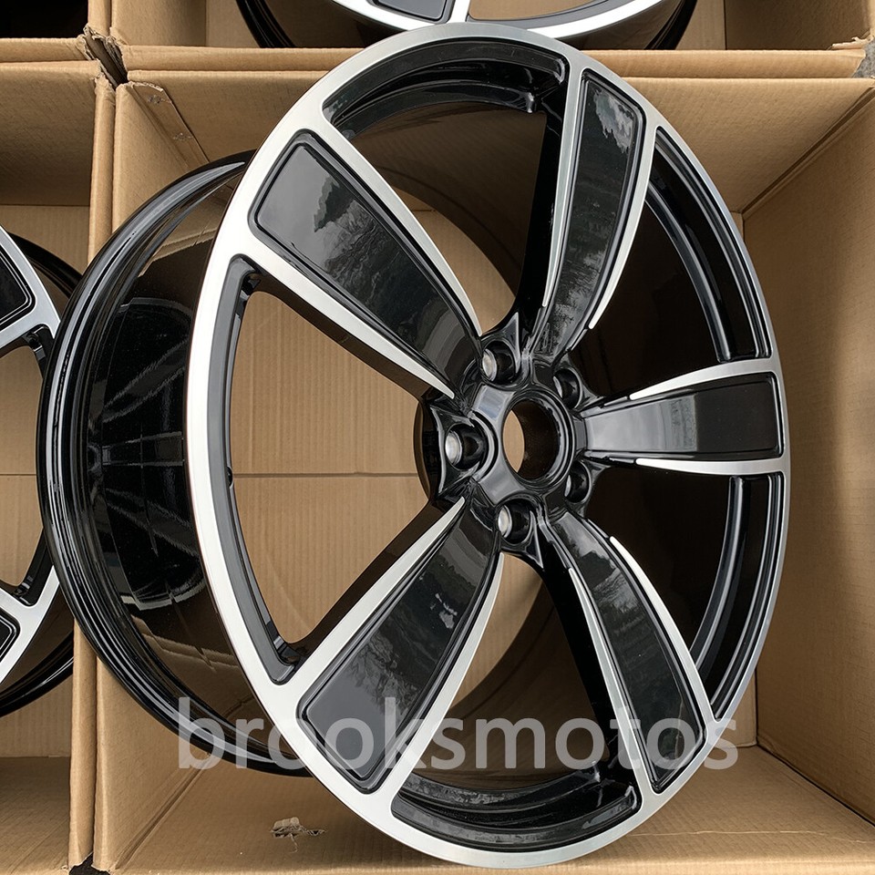 20" NEW 5 SPOKE STYLE WHEELS RIMS FITS FOR PORSCHE 982 718 20X8.5 20X10 ...