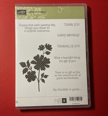 Stampin’ Up! Gifts Of Kindness Rubber Stamps - Retired | eBay