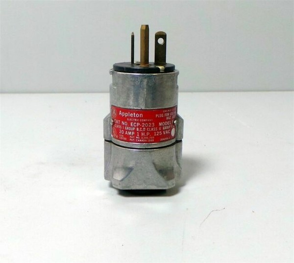 Appleton ECP-2023 125V 2W Electrical Plug for sale online | eBay