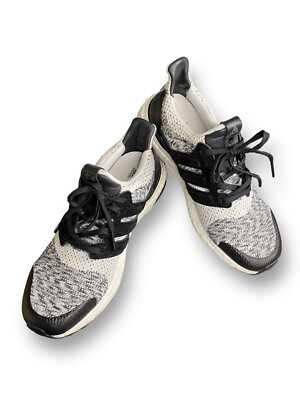 Adidas Boost Sns Black And White Heathered Mens Sneaker Tennis Shoes ...