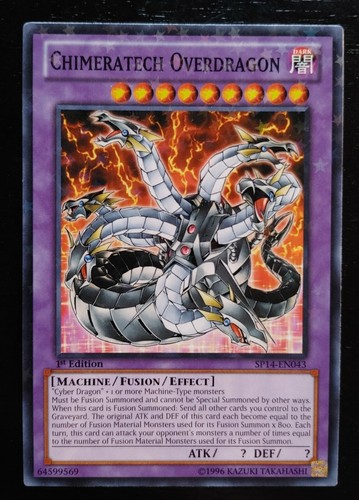 Chimeratech Overdragon - SP14-EN043 - Starfoil Rare - 1st Edition - Yu ...