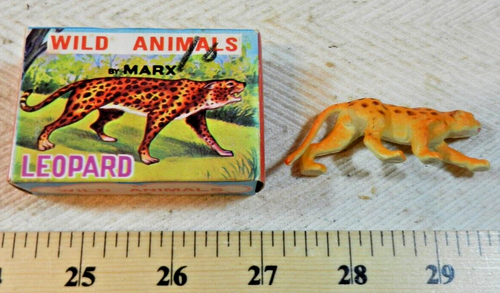 Marx Wild Animals Leopard in OB - Vintage Plastic Factory Painted ...