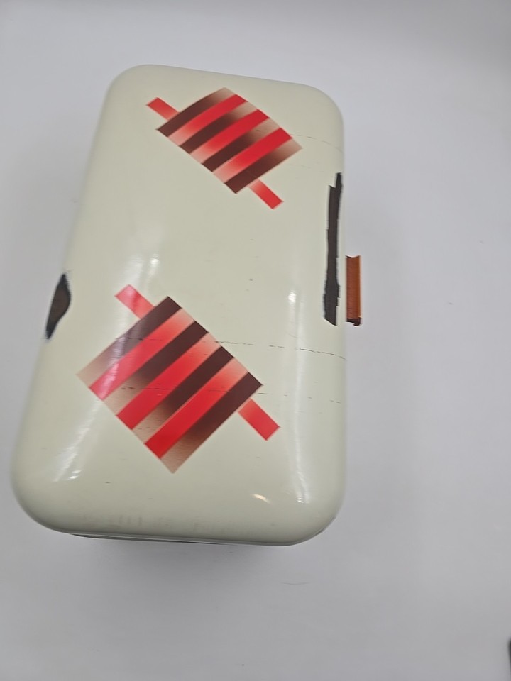 Vintage Antique Bread Box Baking Bin Enamel Enamelware German Large ...