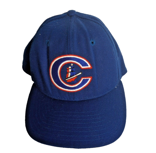 vintage DeLong Columbus Clippers minor league baseball Cap Blue C Logo ...