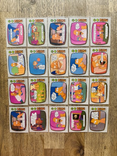 The Simpsons Topps 1990 Trading Cards Lot Includes 120 Cards *Read* | eBay