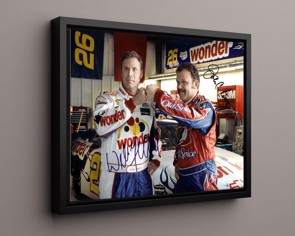 Movie Autograph Print - Talladega Nights - Will Ferrell and John C ...