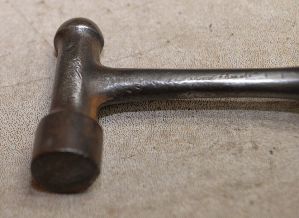 Antique H D Smith perfect handle hammer rare railroad ball pein ...