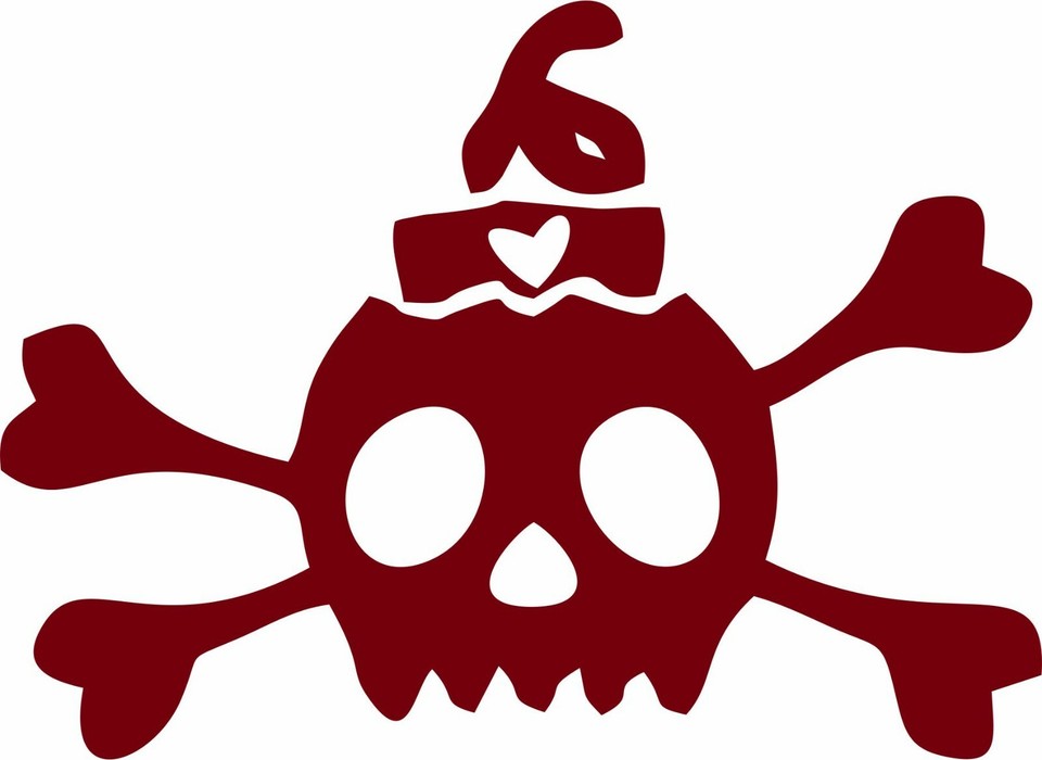 Skull Stick Figure Rocker Family Crossbones Truck Car Window Vinyl ...